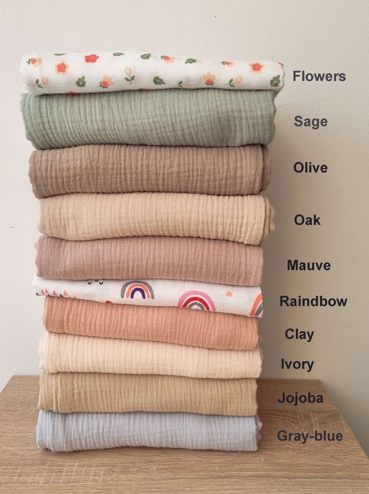 Organic muslin cover for infant lounger baby nest